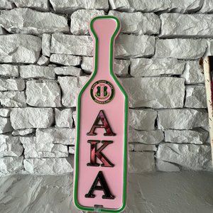 D9 Greeks | Art | Alpha Kappa Alpha Led Wooden Paddle Pink | Poshmark